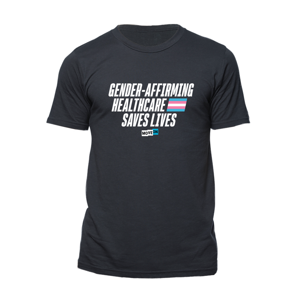 "Gender-Affirming Healthcare Saves Lives" Unisex Cotton T-Shirt ...